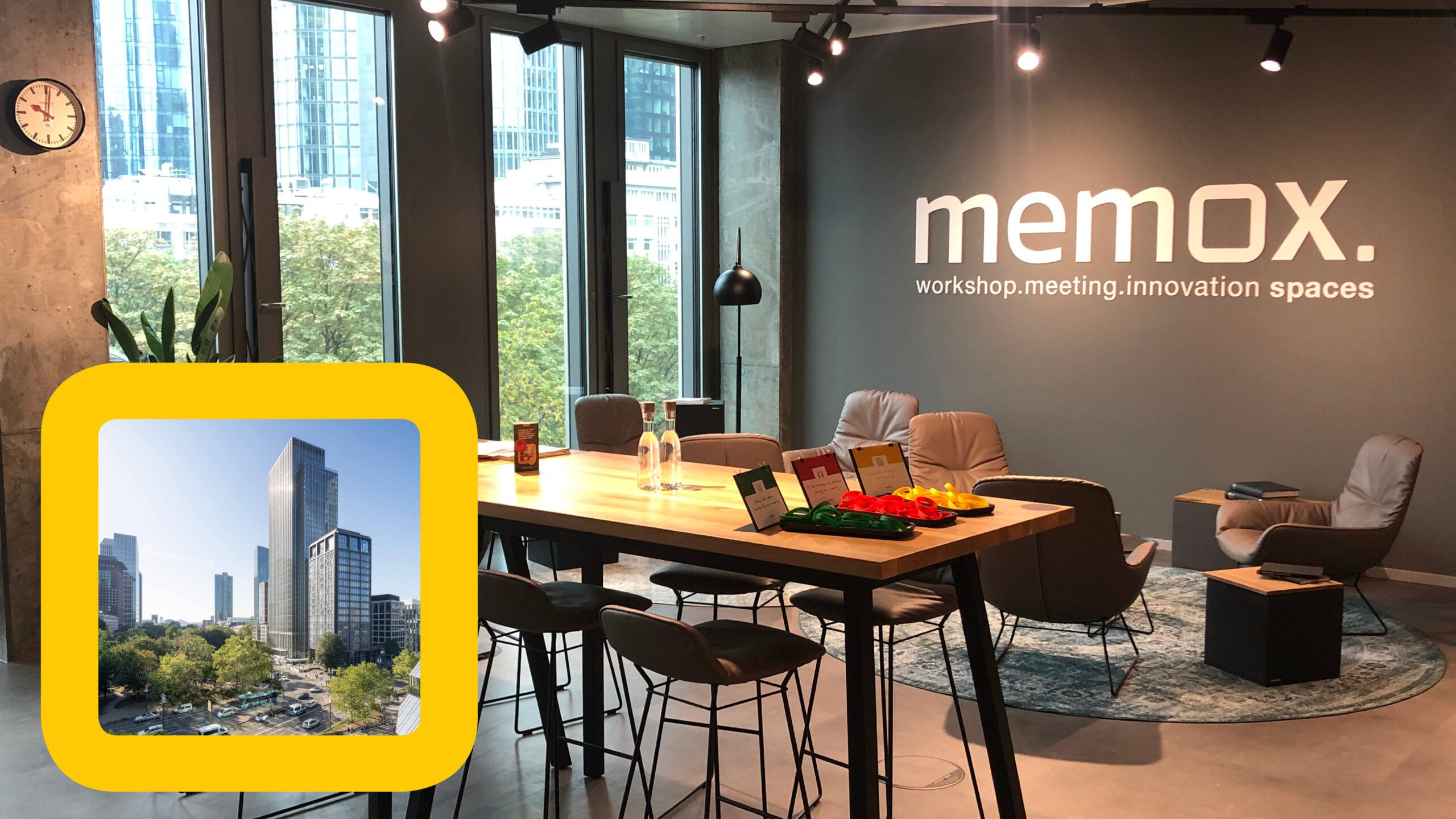 memox.world - Frankfurt Taunusanlage | Spaces close to the train ...